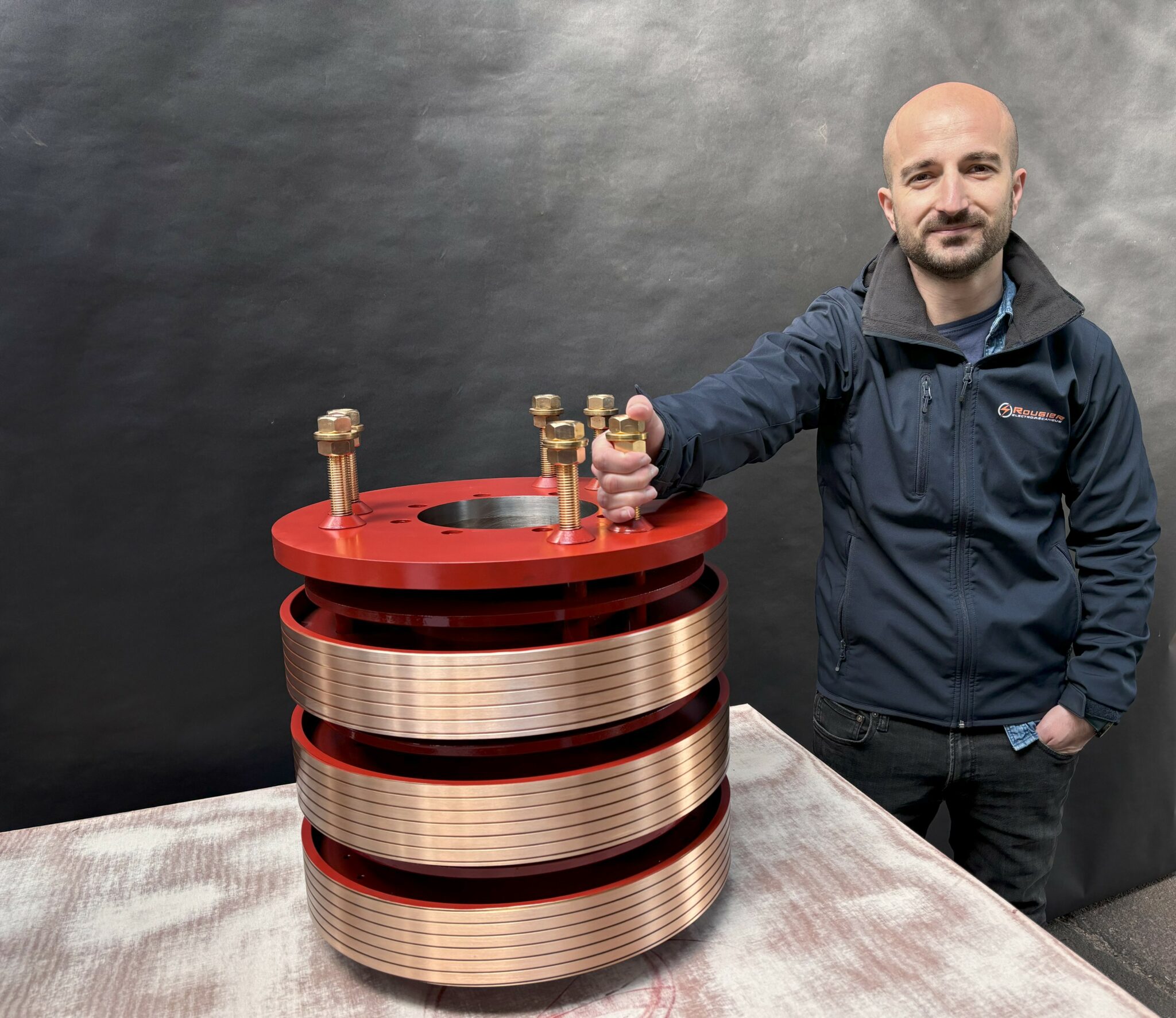 Collecteur à bagues Ø450x75mm pour moteur asynchrone